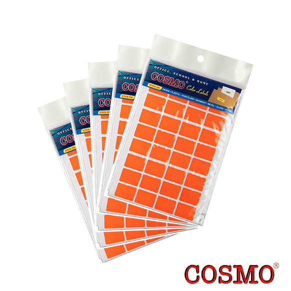 Cosmo Labels Rectangle (5Packs) | Shopee Philippines