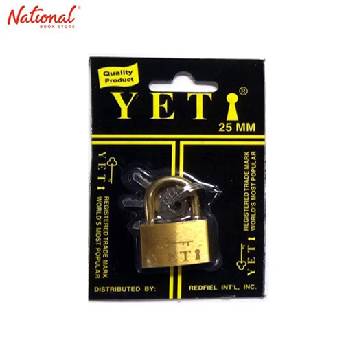 Yeti Padlock 25Mm Yeti Padlock 25Mm National Book Store | Shopee ...