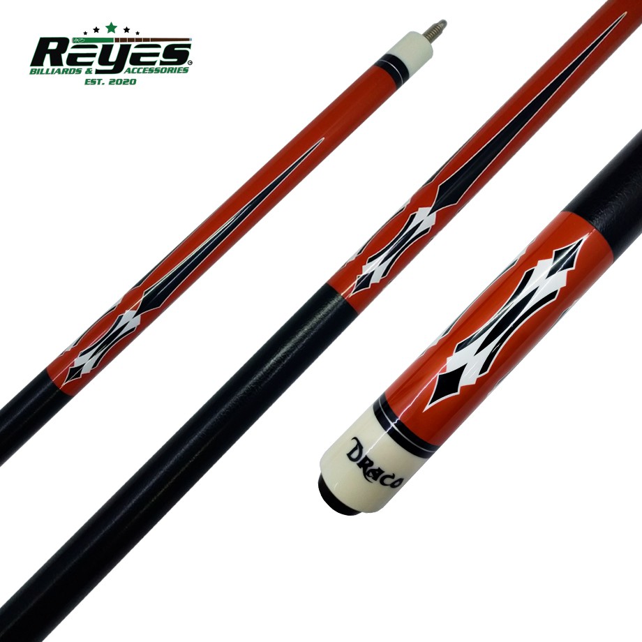 DRACO BILLIARD CUE STICK (RED) FREE SOFTCASE ( TAKO NG BILYARAN ...