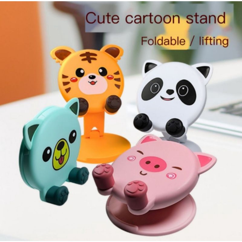 Cute Animals Cartoon Character Portable Mobile Phone/Tablet Stand ...