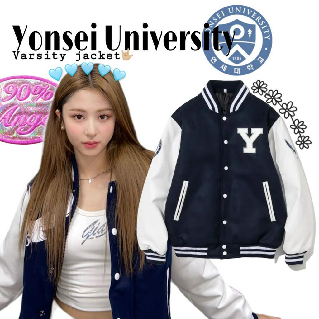 [Yonsei University][KOREA] Varsity jacket (authentic) | Shopee Philippines