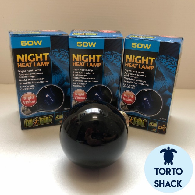 Exoterra Night Glo Night Heat Lamp 50 Watt|Basking Night Lamp | Shopee ...