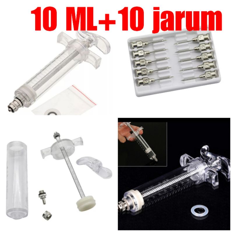Chicken injection goat cow sheep 10ml spoit syringe not automatic ...