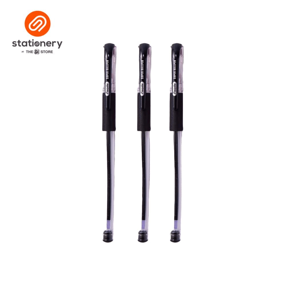 Panda Super Ballpoint Pen Pack Of 3 | Shopee Philippines