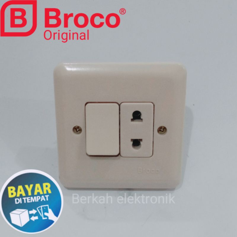 Original BROCO SWITCH AND STOP CONTACT | Shopee Philippines