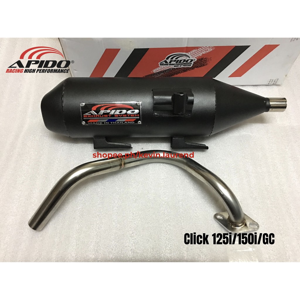 Apido Power Pipe for Mio i 125/M3/GT/Sporty/Beat/Raider 150/XRM 110/XRM ...