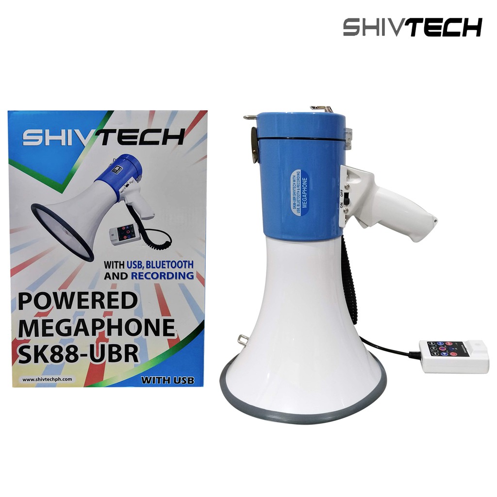 Shivtech SK88 - UBR Powered Megaphone | Shopee Philippines