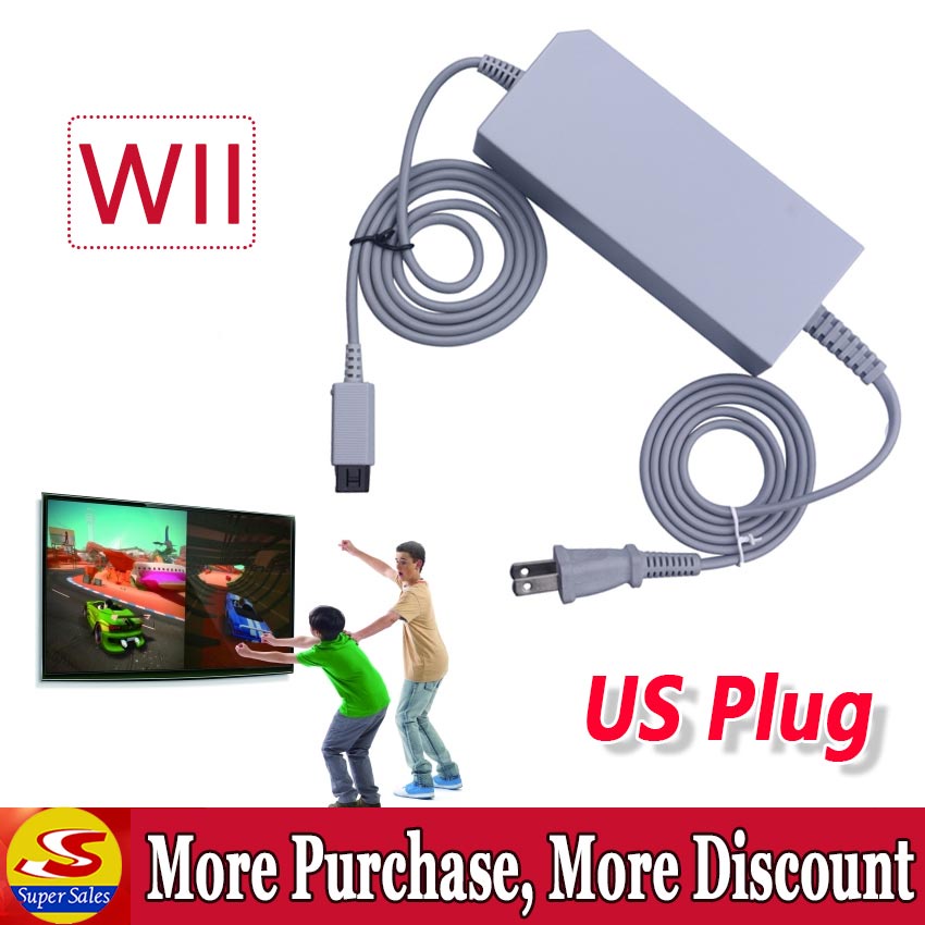 【SuperSales】N!ntend0 Wii AC Charger Home Wall Power Supply US/EU Plug ...