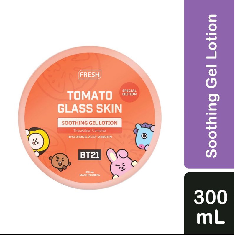 Fresh BT21 soothing gel lotion 300ml | Shopee Philippines