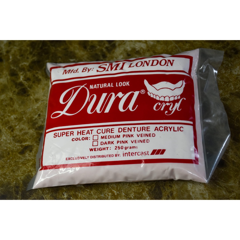 DURA CRYL SUPER HEAT CURE DENTURE 250g | Shopee Philippines