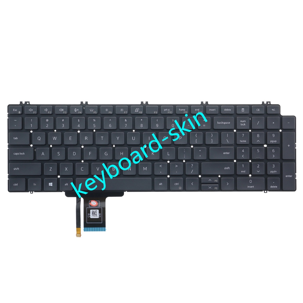 New with-Backlit non-frame US Keyboard for Dell Precision 7550 7750 ...