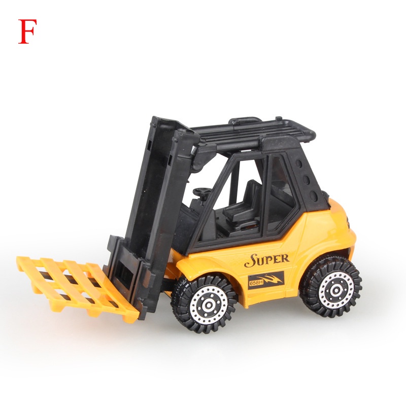 4 Styles Engineering Vehicle Toys Diecast Construction Excavator ...