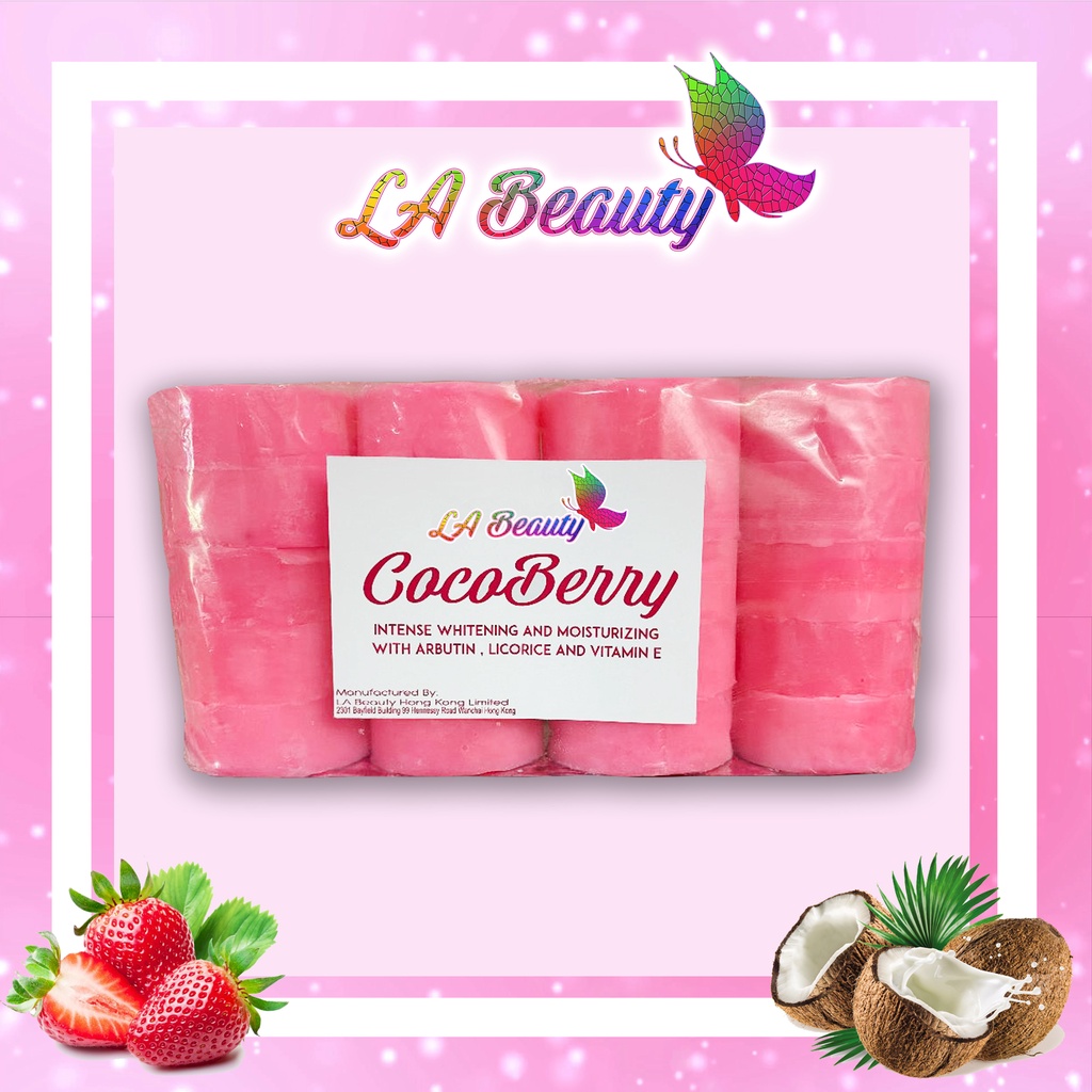 CocoBerry Intense Whitening and Moisturizing Round Soap with Arbutin ...