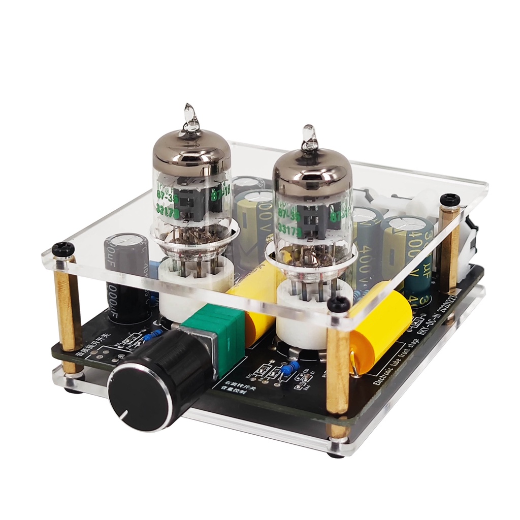 Updated GE5654W 6A2 6K4 Tube Preamplifier Amplifiers HiFi Tube Preamp ...