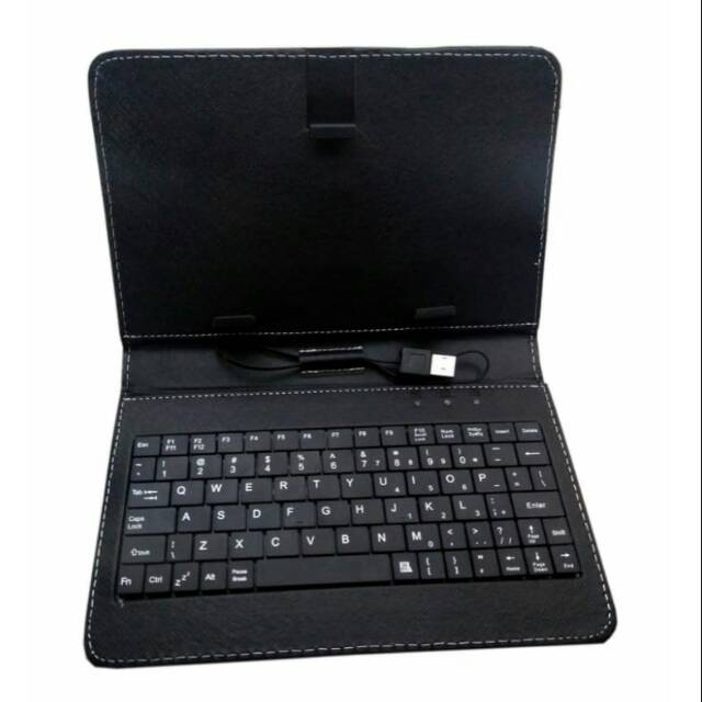 Cover FLIP LEATHER CASE KEYBOARD UNIVERSAL TAB 7 INCH FOR USB PORT ...