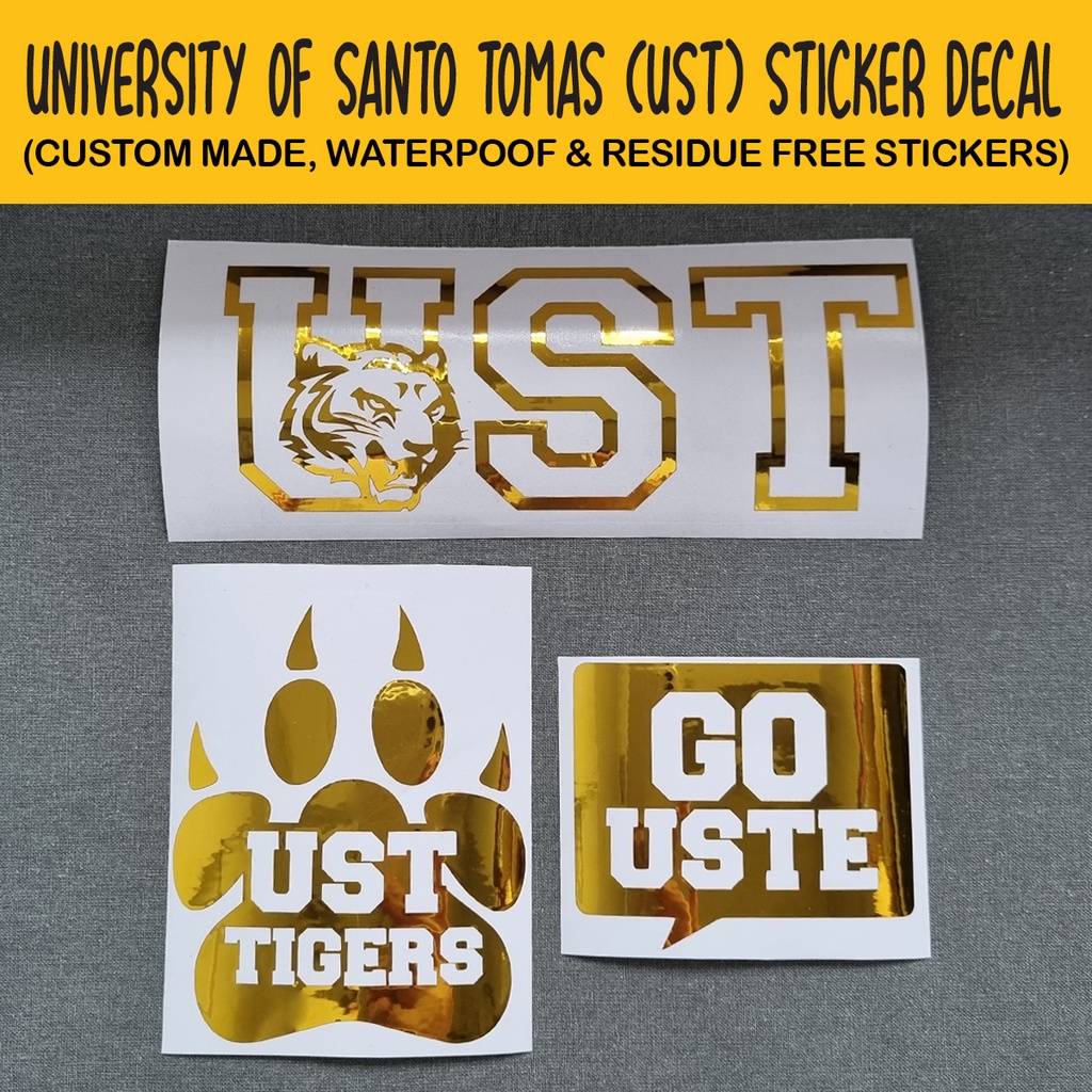 University of Santo Tomas (UST) Sticker Decals | Shopee Philippines