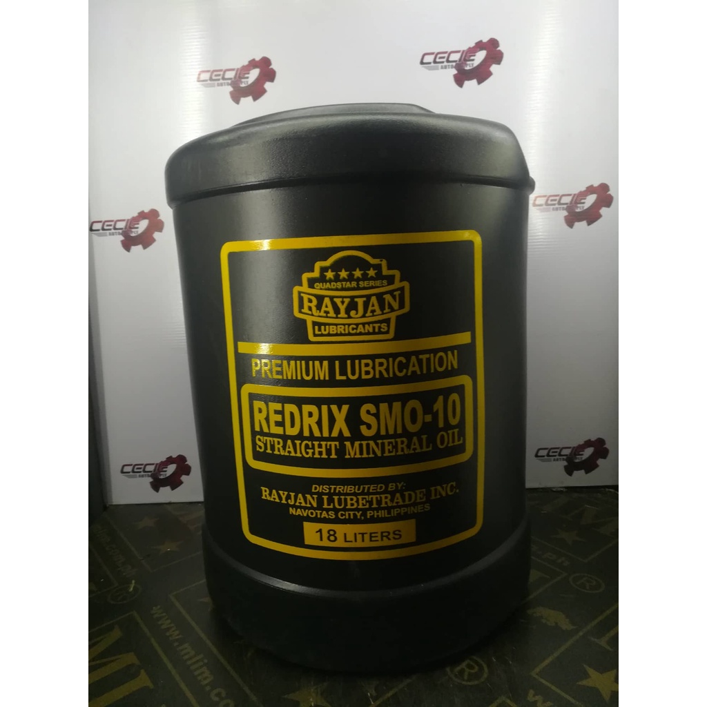 Rayjan Redrix SMO-10 Straight Mineral Hydraulic Oil 18L | Shopee Philippines