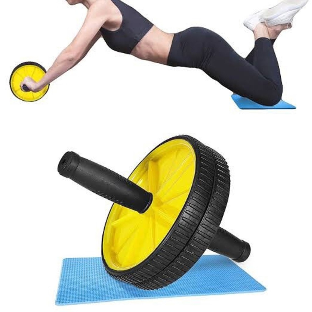 Ab Roller / Exercise Wheel with Mat | Shopee Philippines