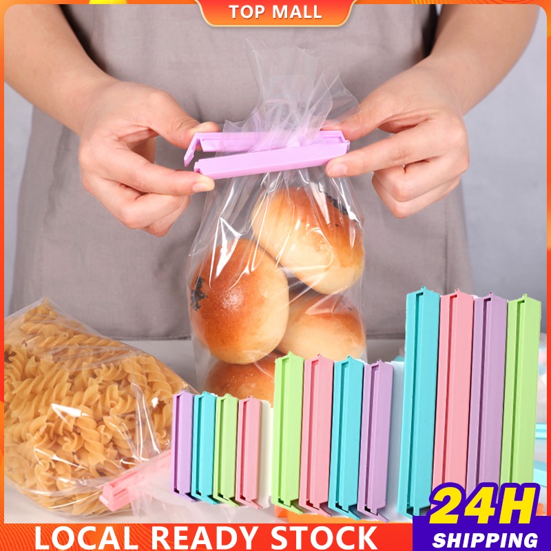 Sealer Clamp Plastic Sealing Bag Clips Packages Bag Clips Food Snack ...