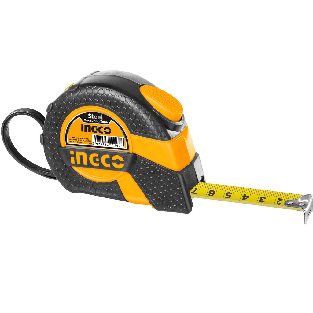 Ingco Industrial Steel Measuring tape 10M SELF LOCK FUNCTION HSMT081025 ...