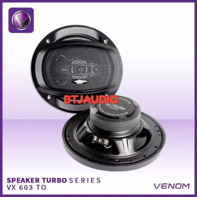Coaxial Car Speaker 3 WAY VENOM TURBO VX603TO (ORIGINAL Official VENOM ...