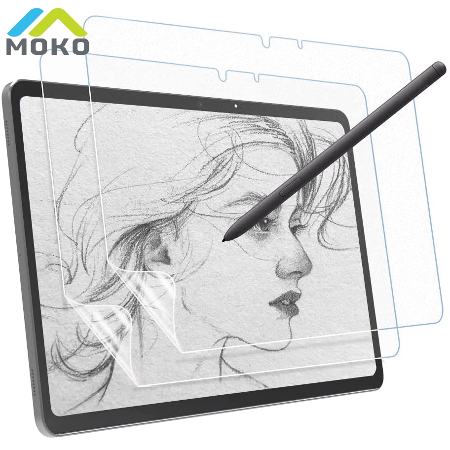 MoKo 2-Pack Anti-Glare Like Paper Screen Protector for Galaxy Tab S9 ...
