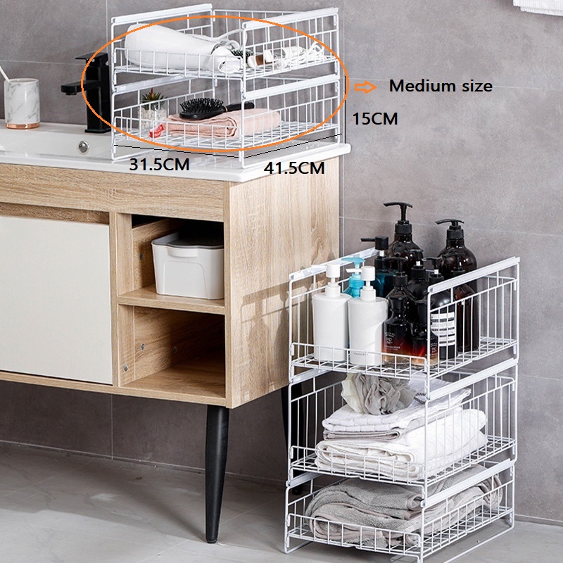 Kitchen Shelf Rack Sliding Kitchen Storage Foldable Storage Rack ...