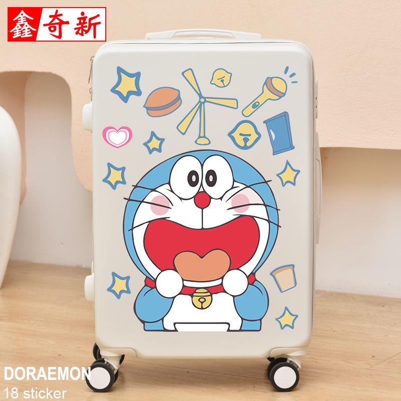 Luggage box stickers cartoon cute doraemon luggage stickers waterproof ...