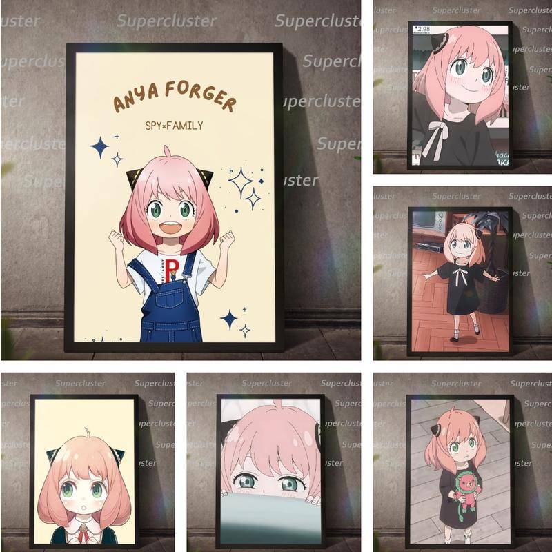 Spy x family Canvas anya main anime Painting Poster Wall Print Pictures ...