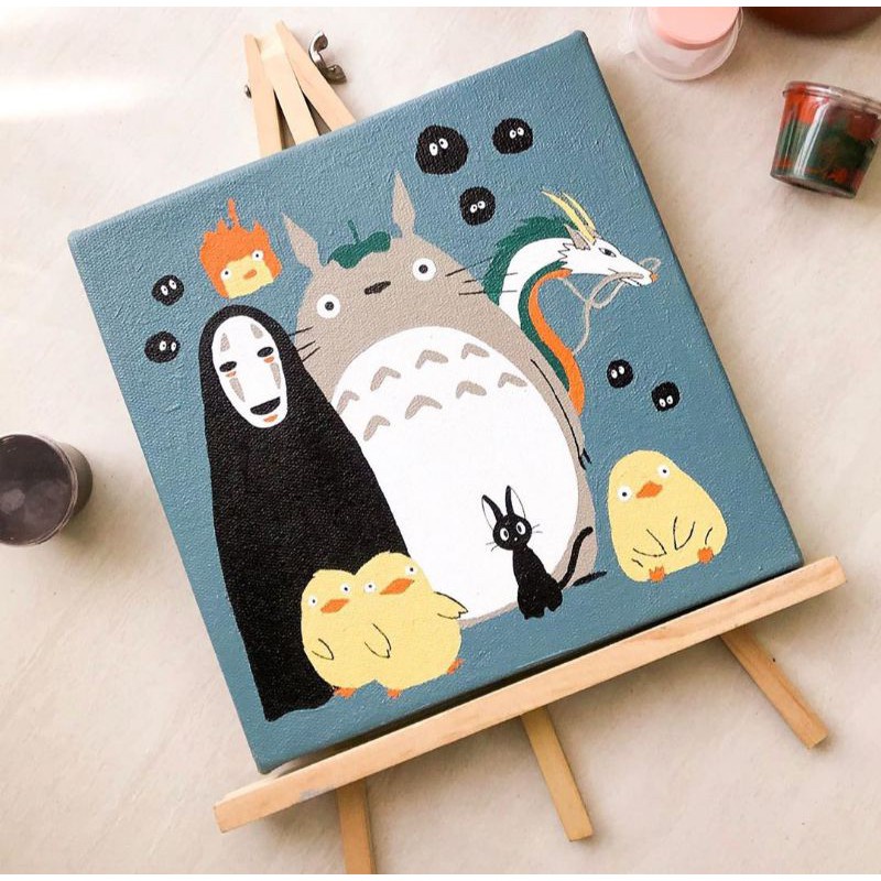 DROFE Small Size Paintings Bts Paint By Numbers Wall Art Scenery Oil ...