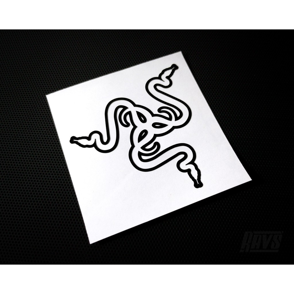 Razer logo sticker / cutout vinyl sticker | Shopee Philippines