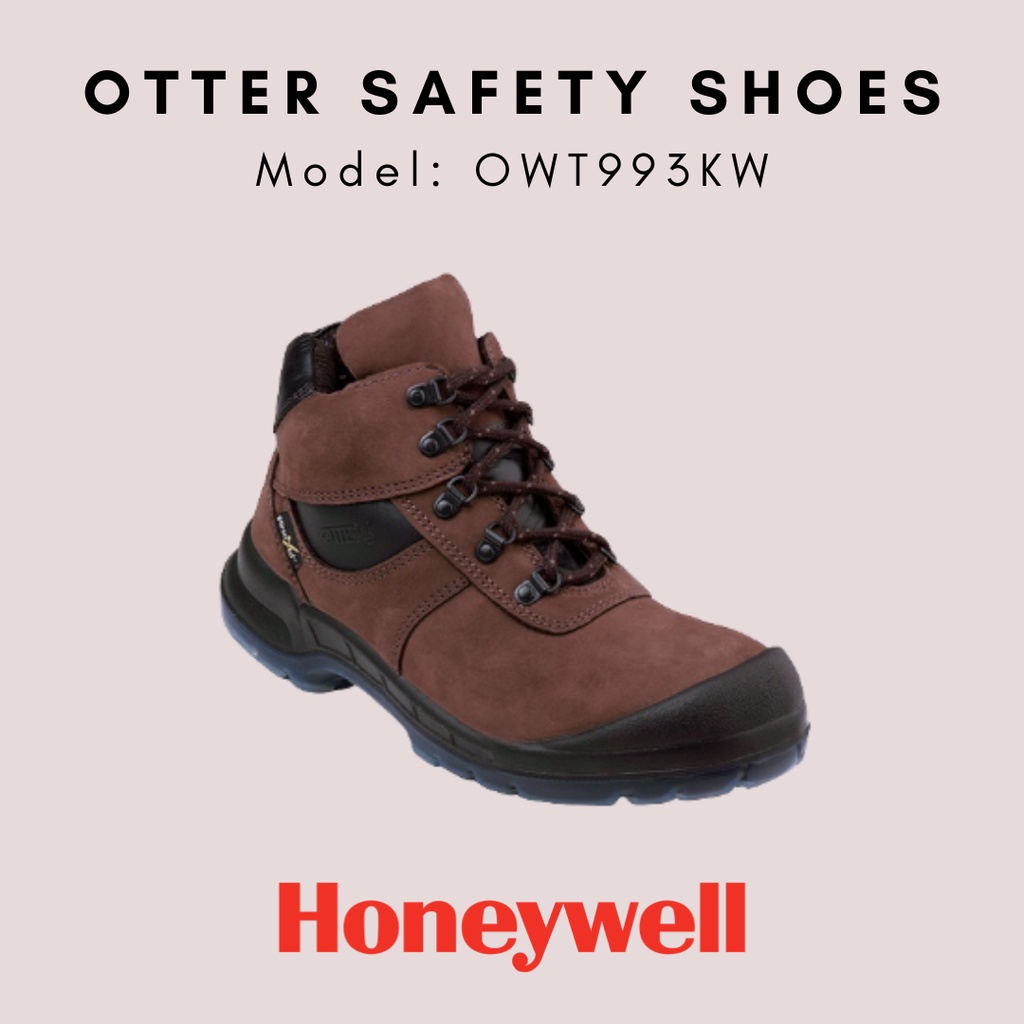 OTTER Safety Shoes by Honeywell Safety Brands Pure Leather Watertite ...