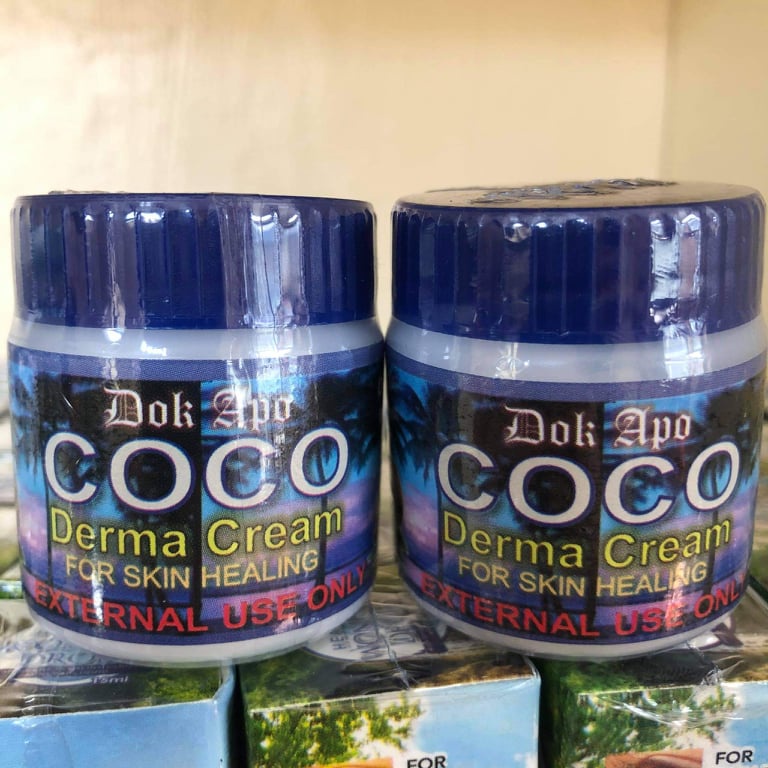 2PC COCO DERMA CREAM DOK APO FOR SKIN IRRITATION SAME FOR BABY PREGNANT ...