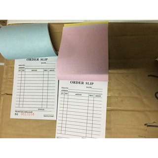 ORDER SLIP Receipt Wholesale prices duplicate and triplicate carbon ...