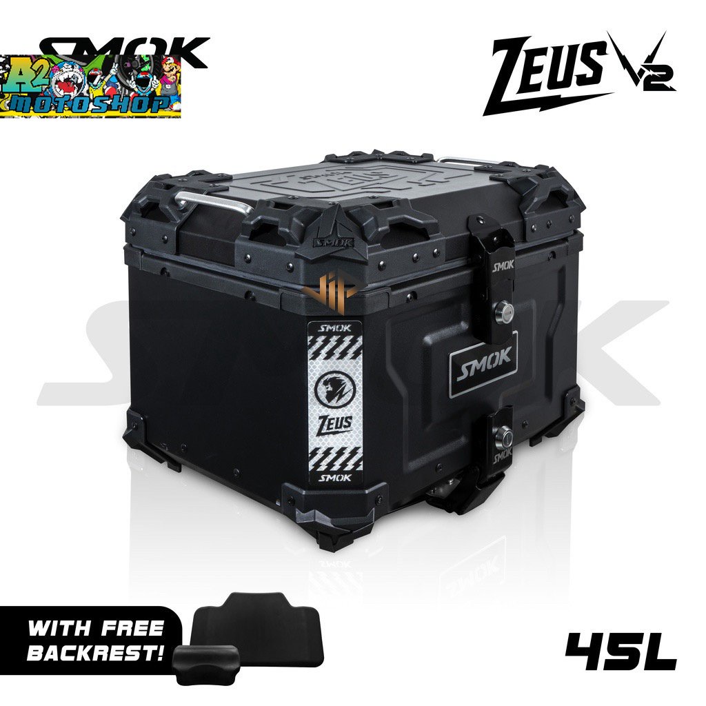 SMOK 3X Forged Carbon Zeus V2 Anti Scratch 45L Alloy Top Box wBack Rest ...