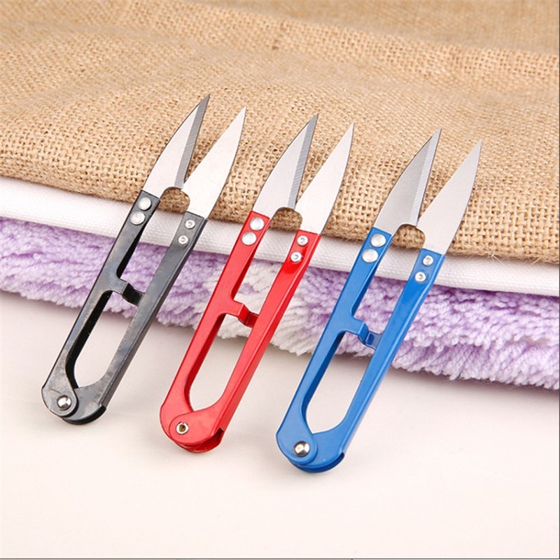 Small Scissors Tailor Spring U-shaped Scissors Embroidery Yarn Scissors ...