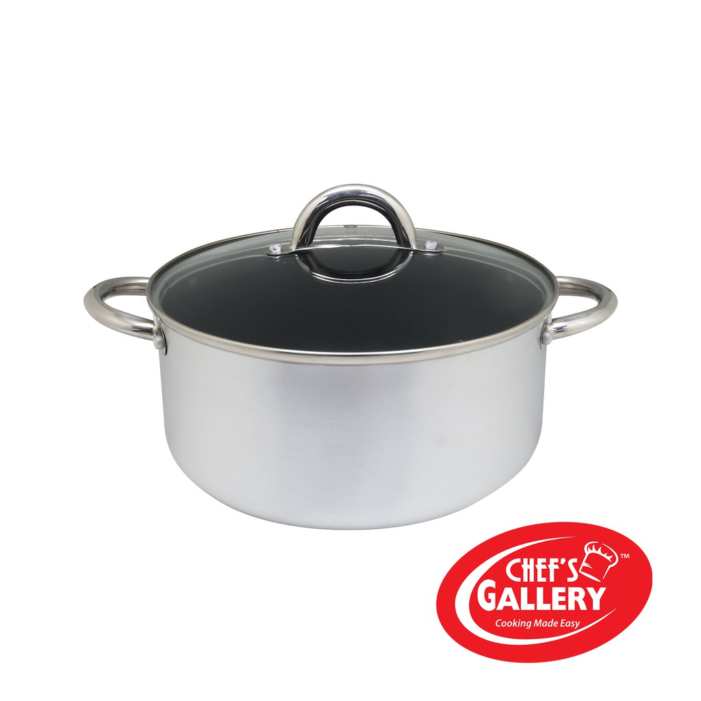 CHEF'S GALLERY Casserole 24 CM (Induction Ready) | Shopee Philippines