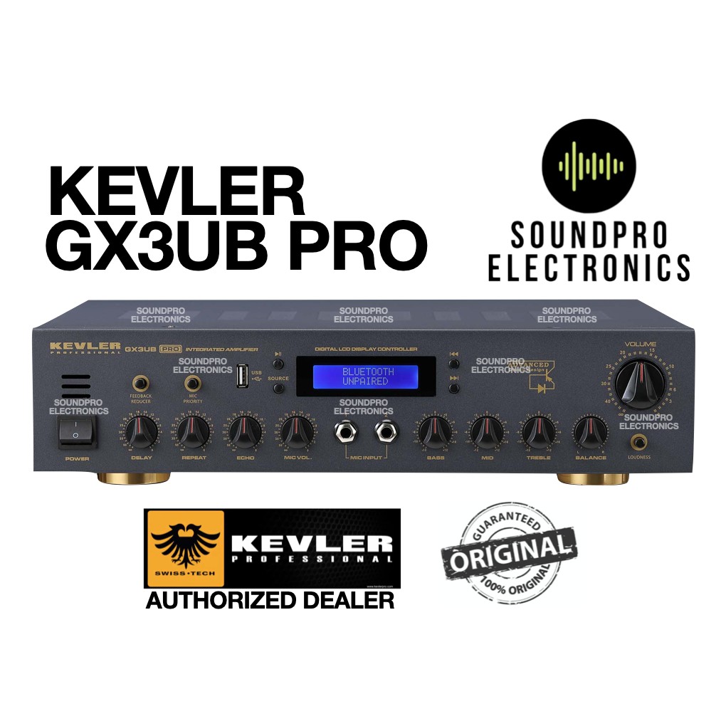 2021 model Kevler GX-3UB PRO High Power Karaoke Amplifier 300W | Shopee ...