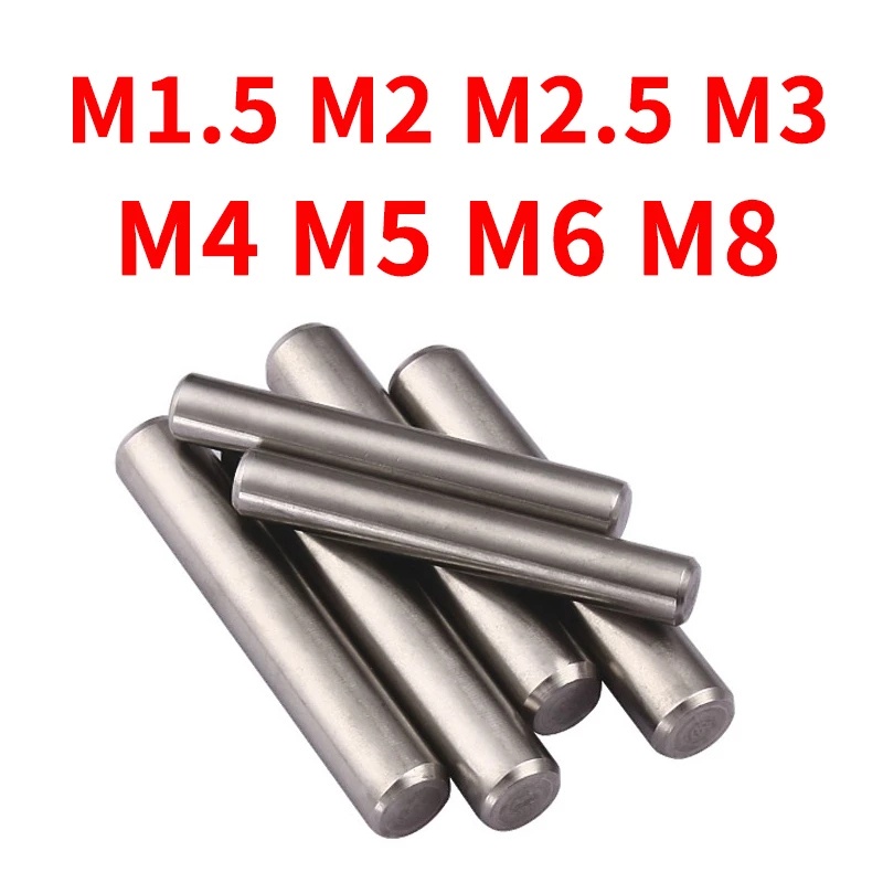 304 stainless steel cylindrical pin locating pin fixed pin shaft solid ...