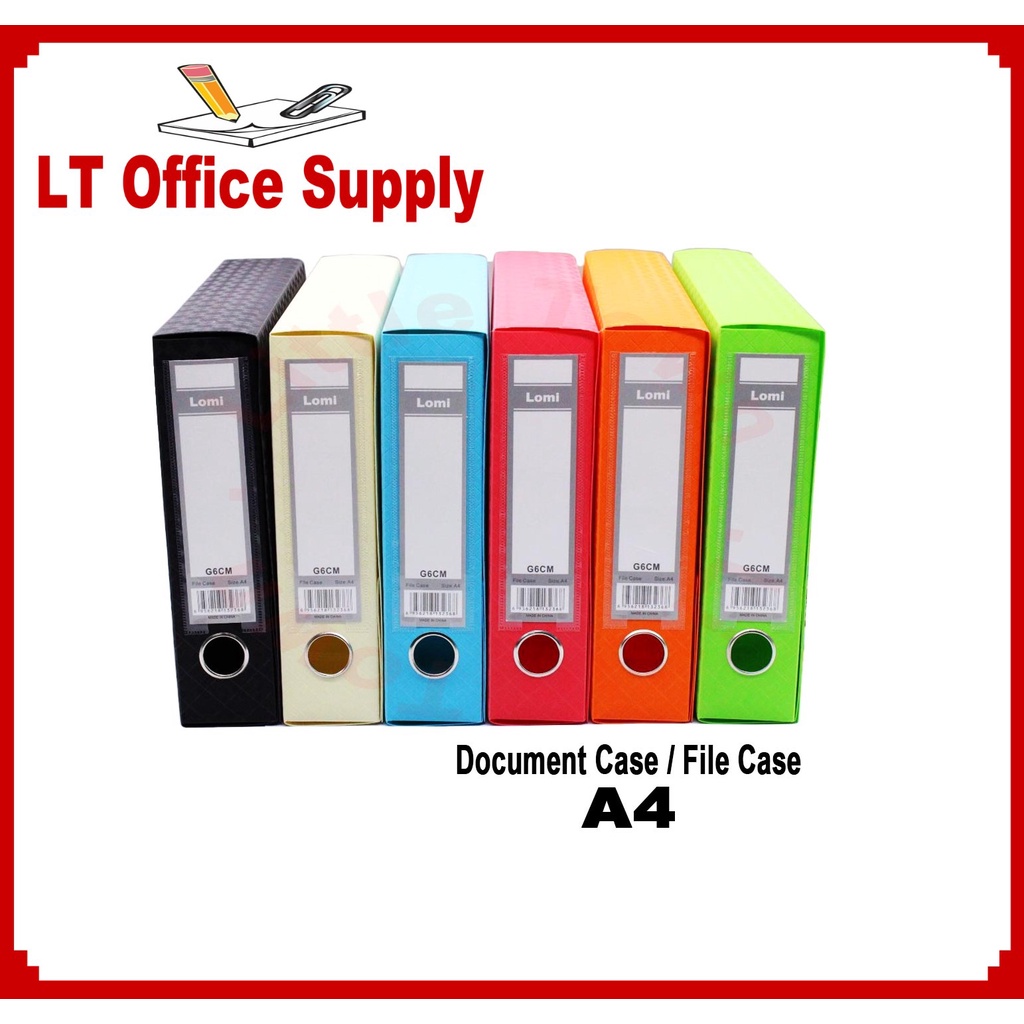Lomi colored Document case / File case A4 size | Shopee Philippines