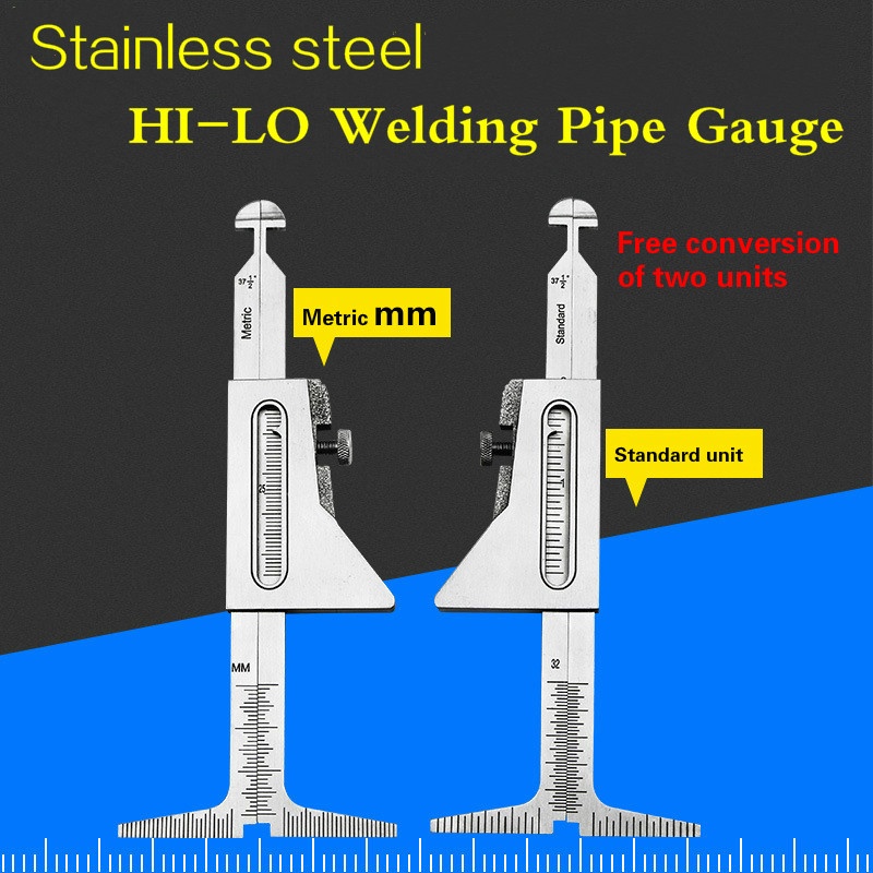 stainless steel HI-LO Welding Pipe Gauge 0.5 Accuracy Welding ...