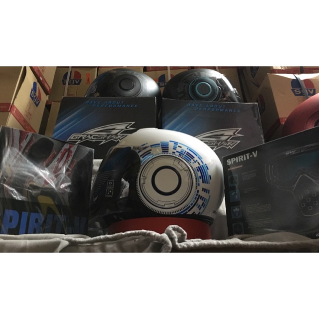 Helmet Gracshaw G828 Glaxus free Bluetooth | Shopee Philippines