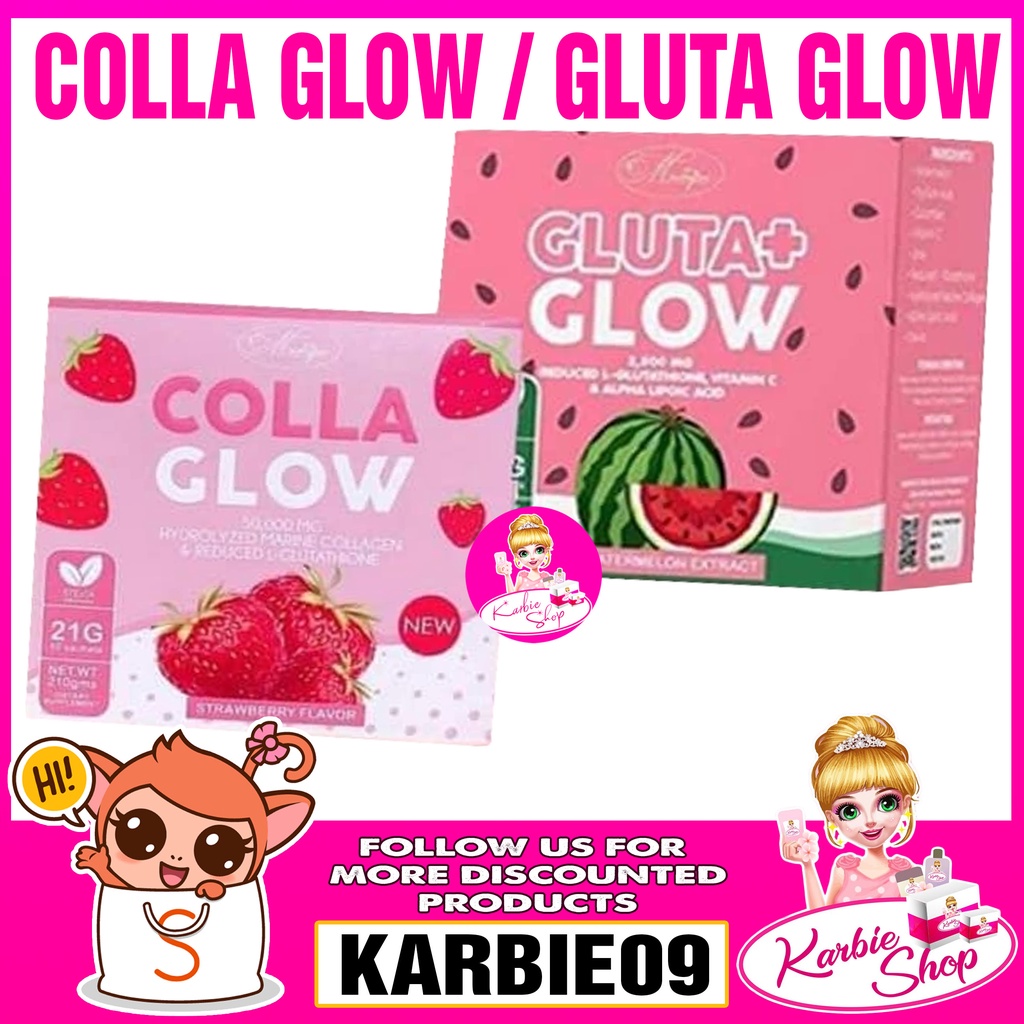 Orig Mistique Colla Glow Collagen 10sachet / Gluta Glow Beauty Drink ...