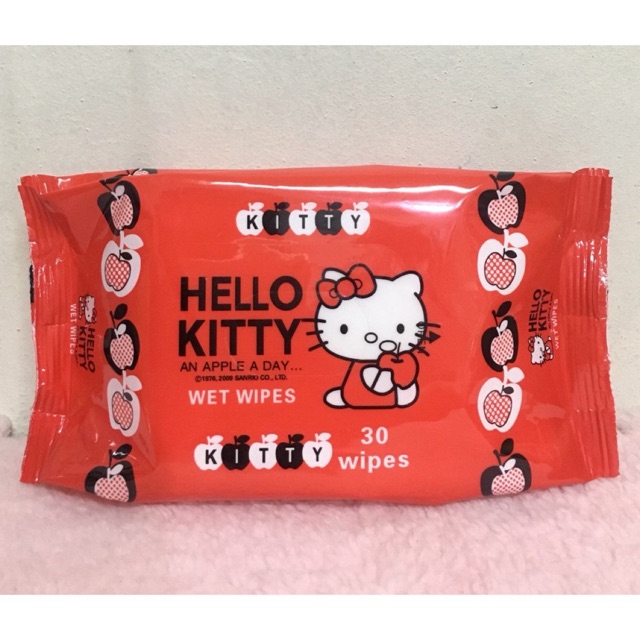 Hello Kitty Baby Wipes (30wipes) | Shopee Philippines