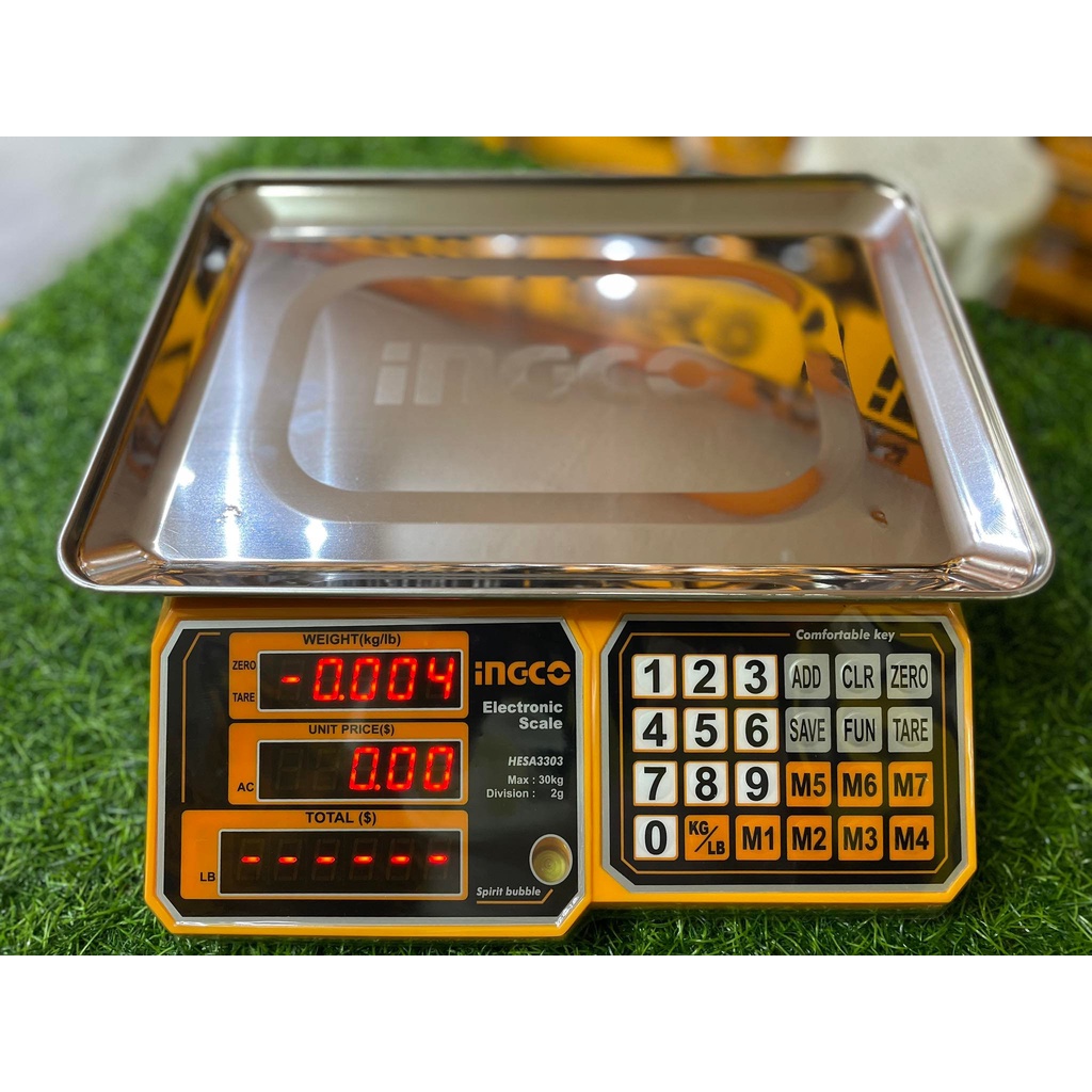 Ingco Electronic Scale 30KG HESA3303* MERVILLE | Shopee Philippines