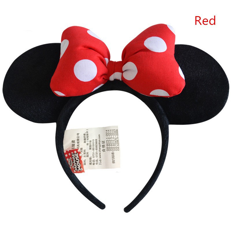 Disney Original Headdress Head Hoop Mickey Minnie Mouse Ears Girls Hair ...