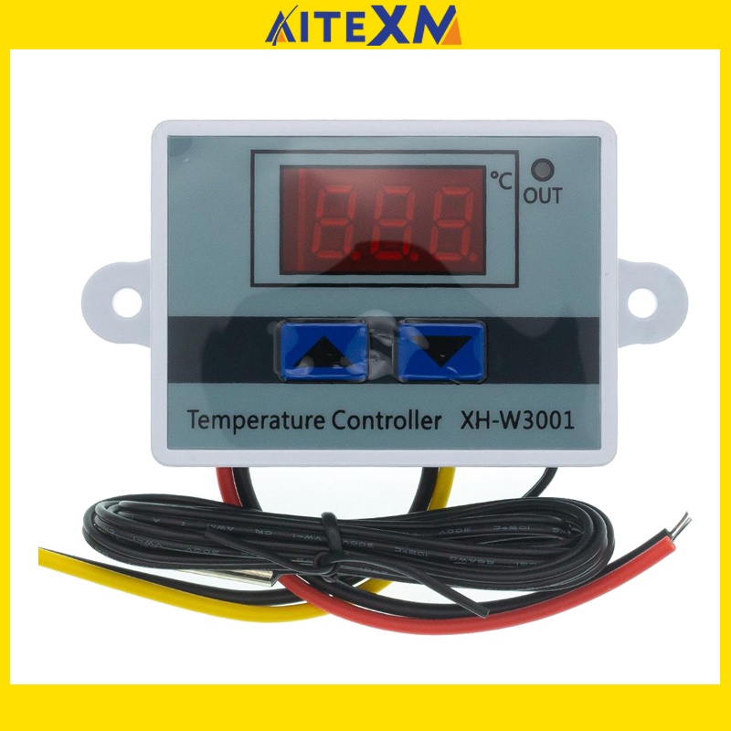 10A 12V 24V 220VAC Digital LED Temperature Controller XH-W3001 For ...