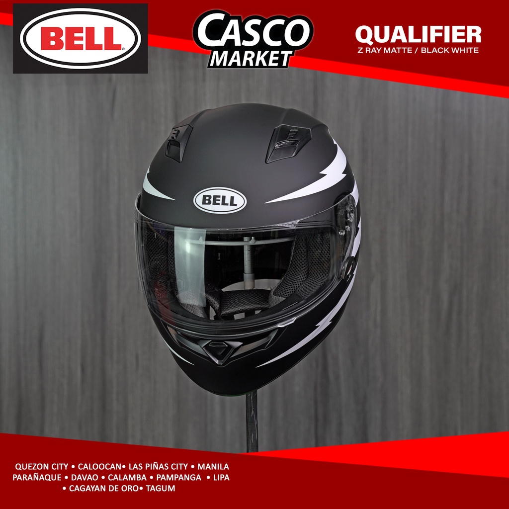 BELL QUALIFIER ZRAY FULL FACE SINGLE VISOR MOTORCYCLE HELMET | Shopee ...