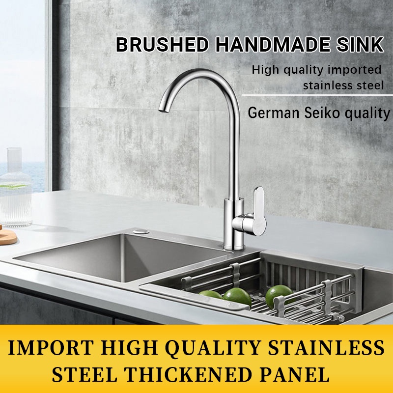 Guga Stainless Steel Sink Thickness 3MM Sink Household Sink Advanced ...