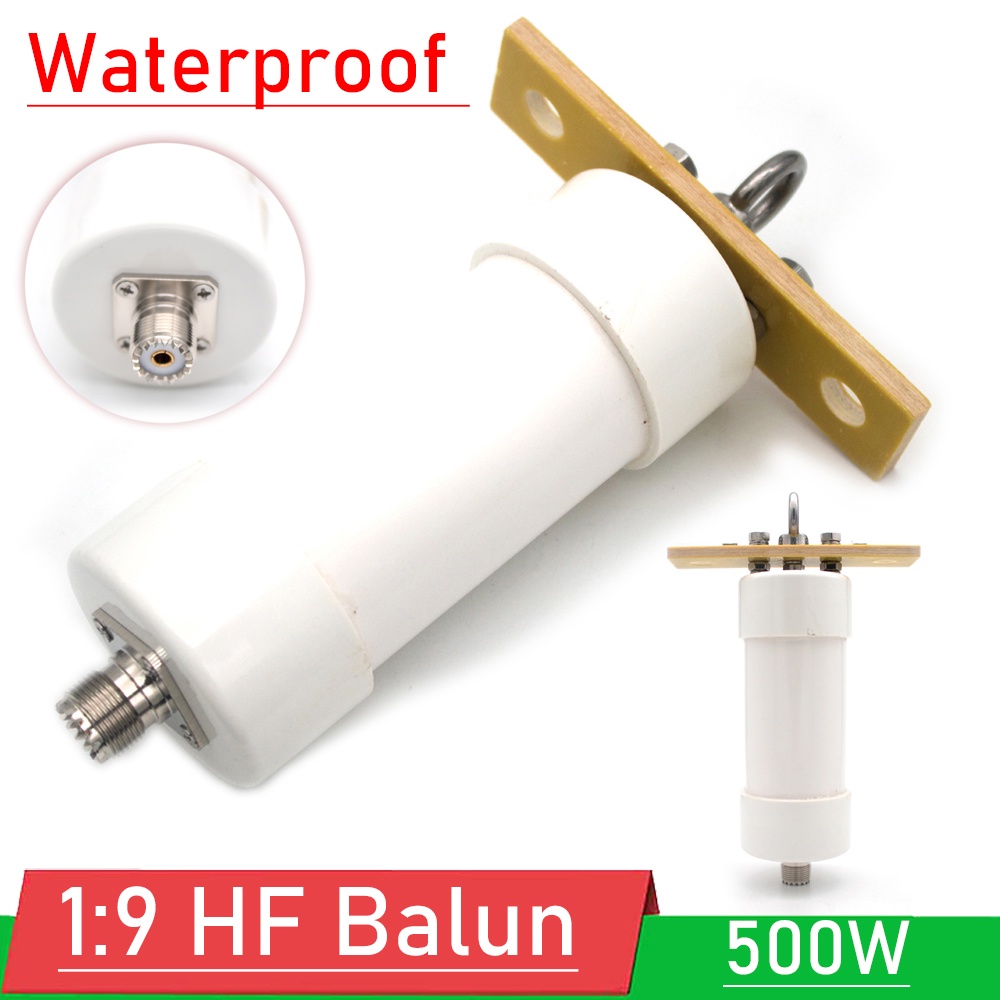 1:9 HF balun 500W 1-56MHz HAM short wave Long Wire Antenna RTL-SDR 1 ...